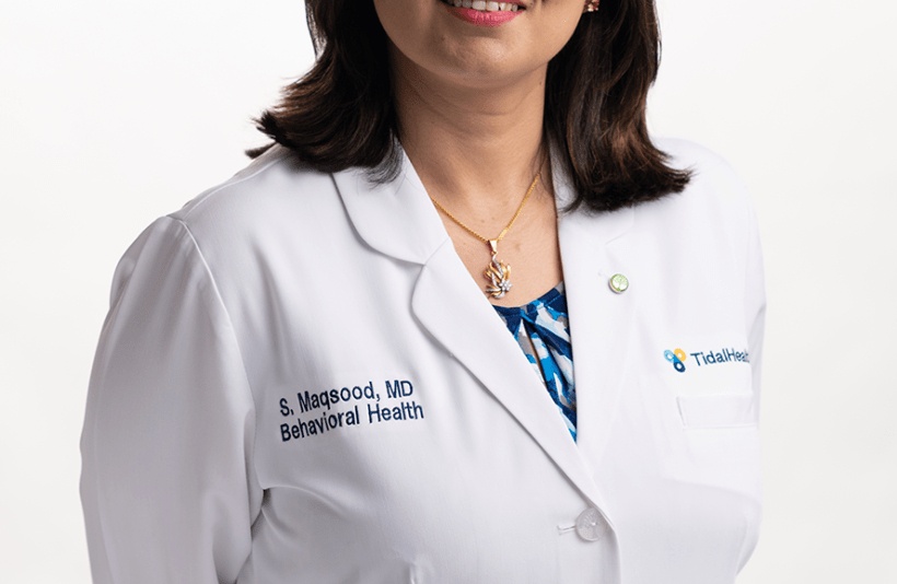 Schedule with Saima Maqsood, MD, Behavioral Health | TidalHealth